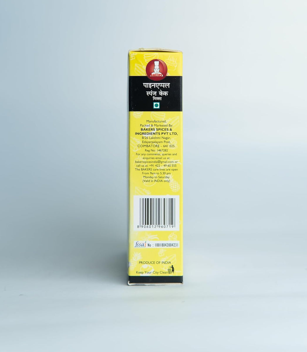 Bakers Pineapple Sponge Cake 225g – Bakers Spices