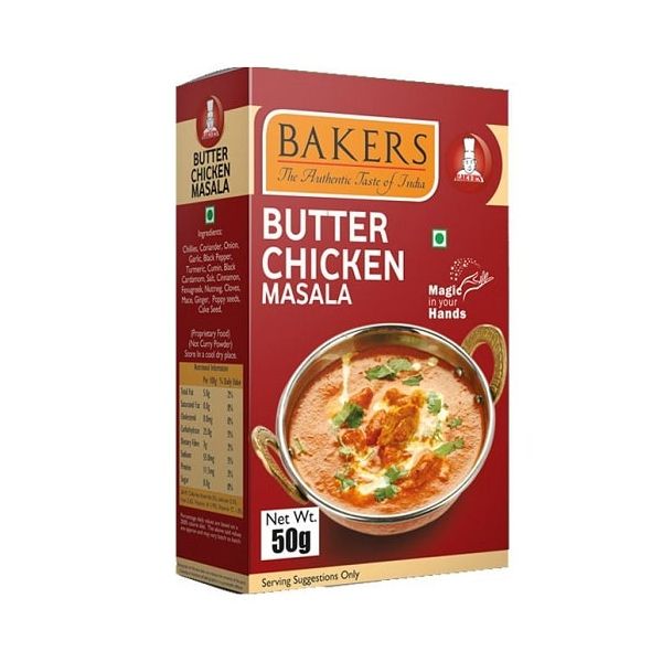 Bakers Butter Chicken Masala 50g – Bakers Spices